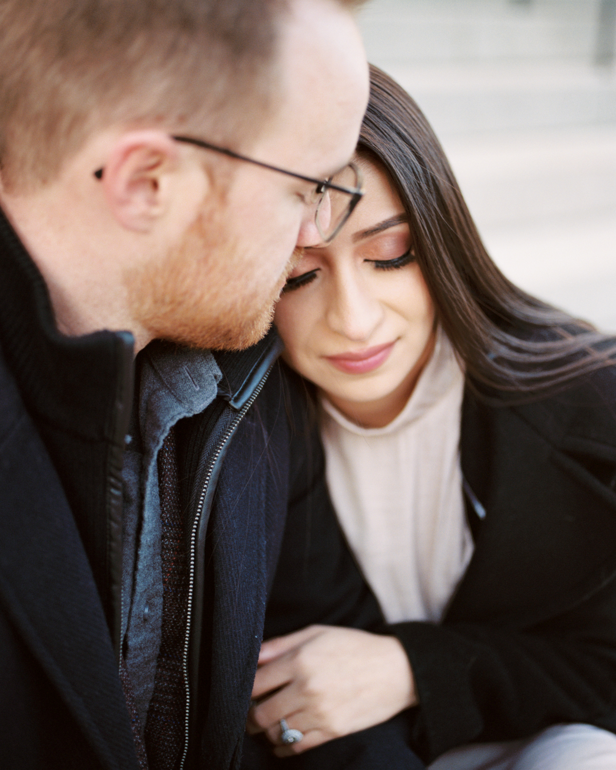Ohio Statehouse Engagement Photos | Amber and Brent